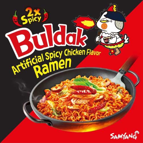 [Samyang] 2x Buldak Fire Chicken Ramen Halal Family Pack 700g – Kmarket ...
